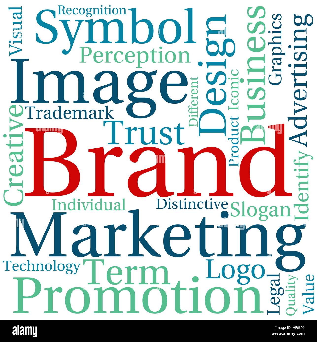 Brand word cloud on a white background Stock Vector Image & Art - Alamy