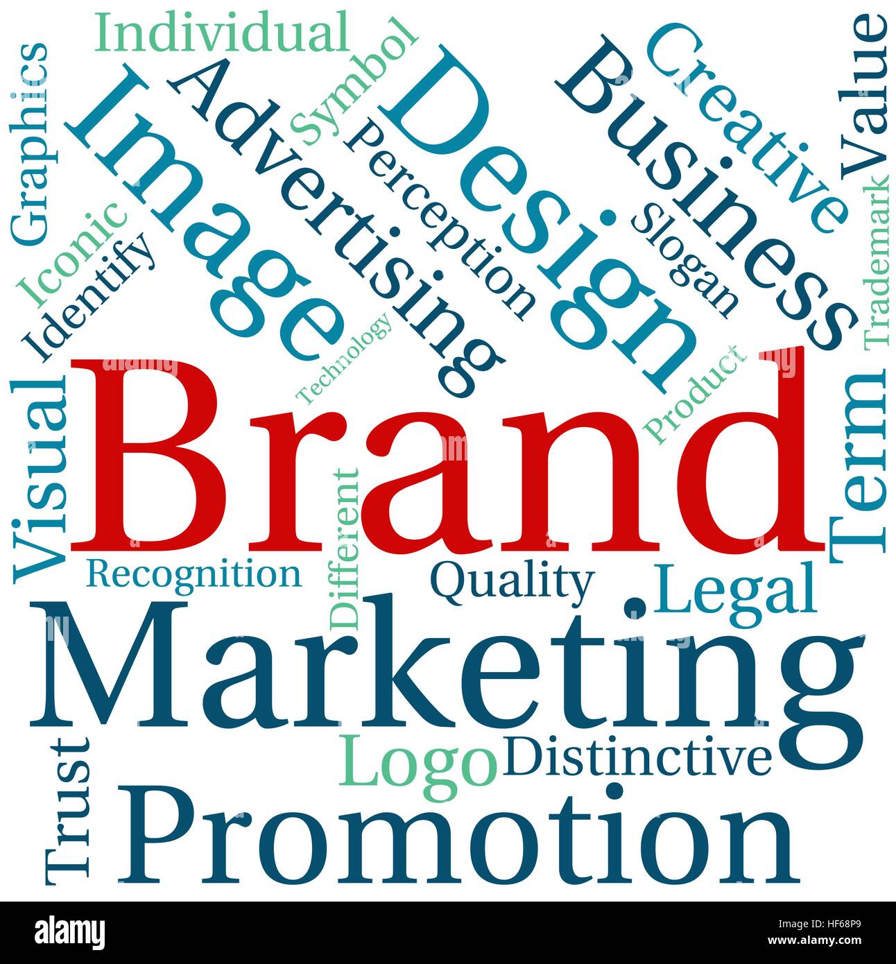 Brand word cloud on a white background Stock Vector Image & Art - Alamy