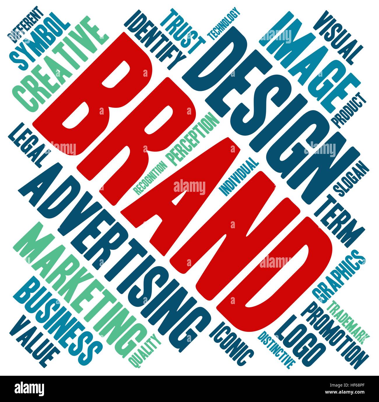 Brand word cloud on a white background Stock Vector Image & Art - Alamy