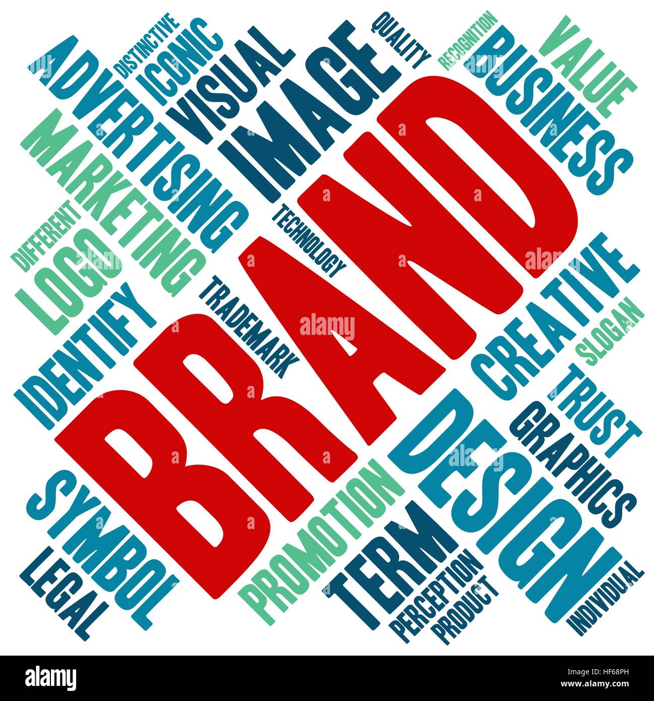 Brand word cloud on a white background Stock Vector Image & Art - Alamy