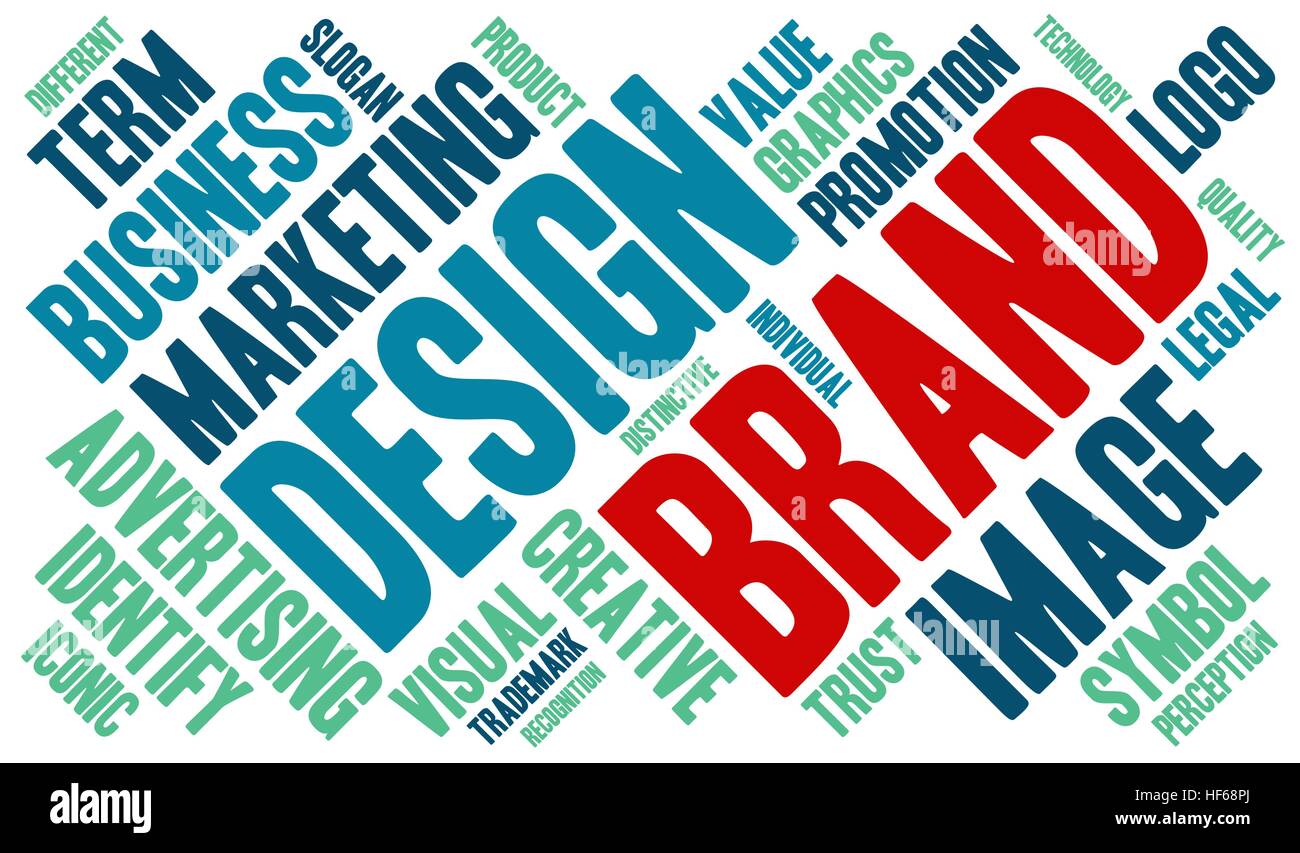 Brand word cloud on a white background Stock Vector Image & Art - Alamy