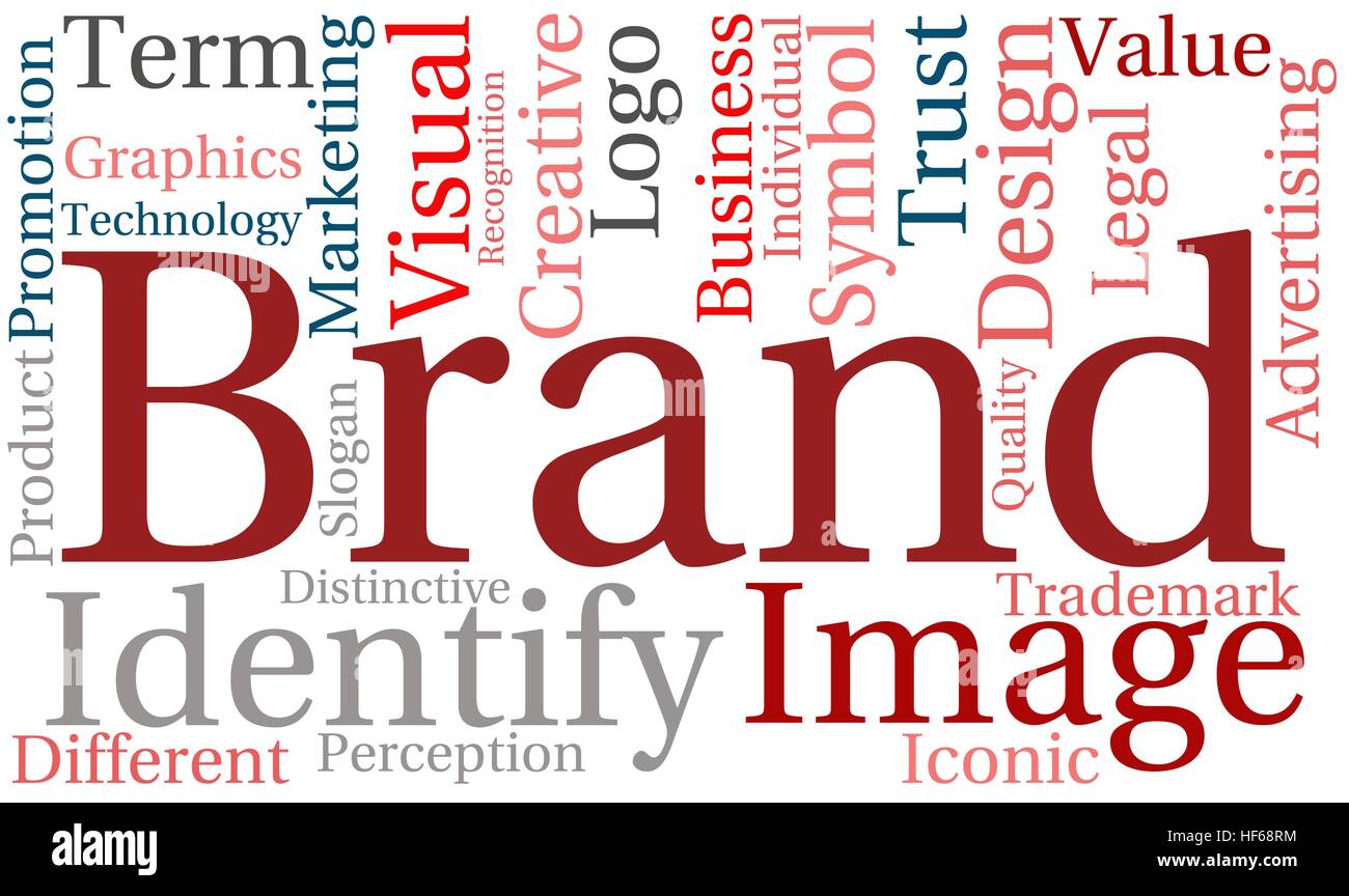 Brand word cloud on a white background Stock Vector Image & Art - Alamy