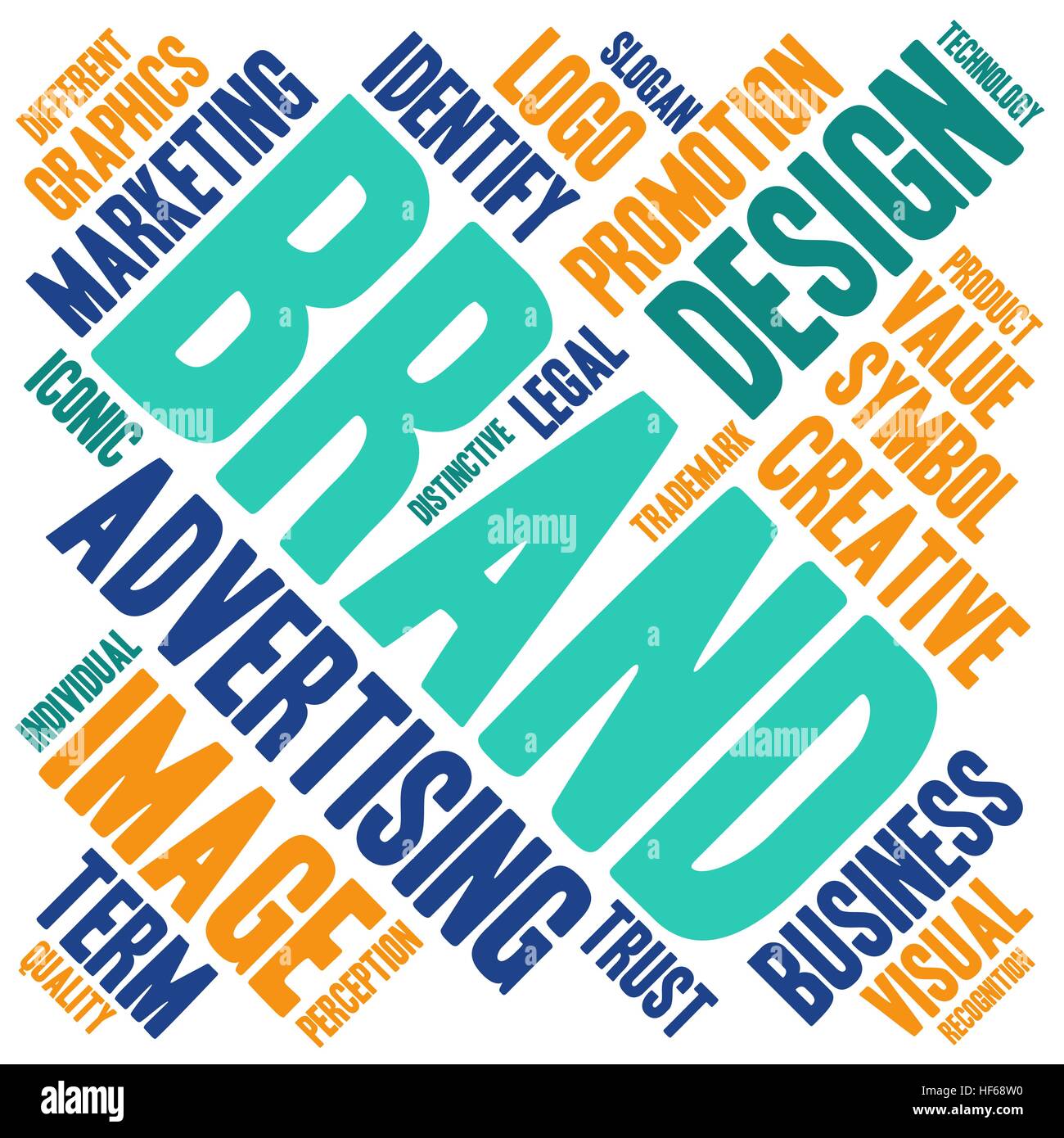 Brand word cloud on a white background Stock Vector Image & Art - Alamy