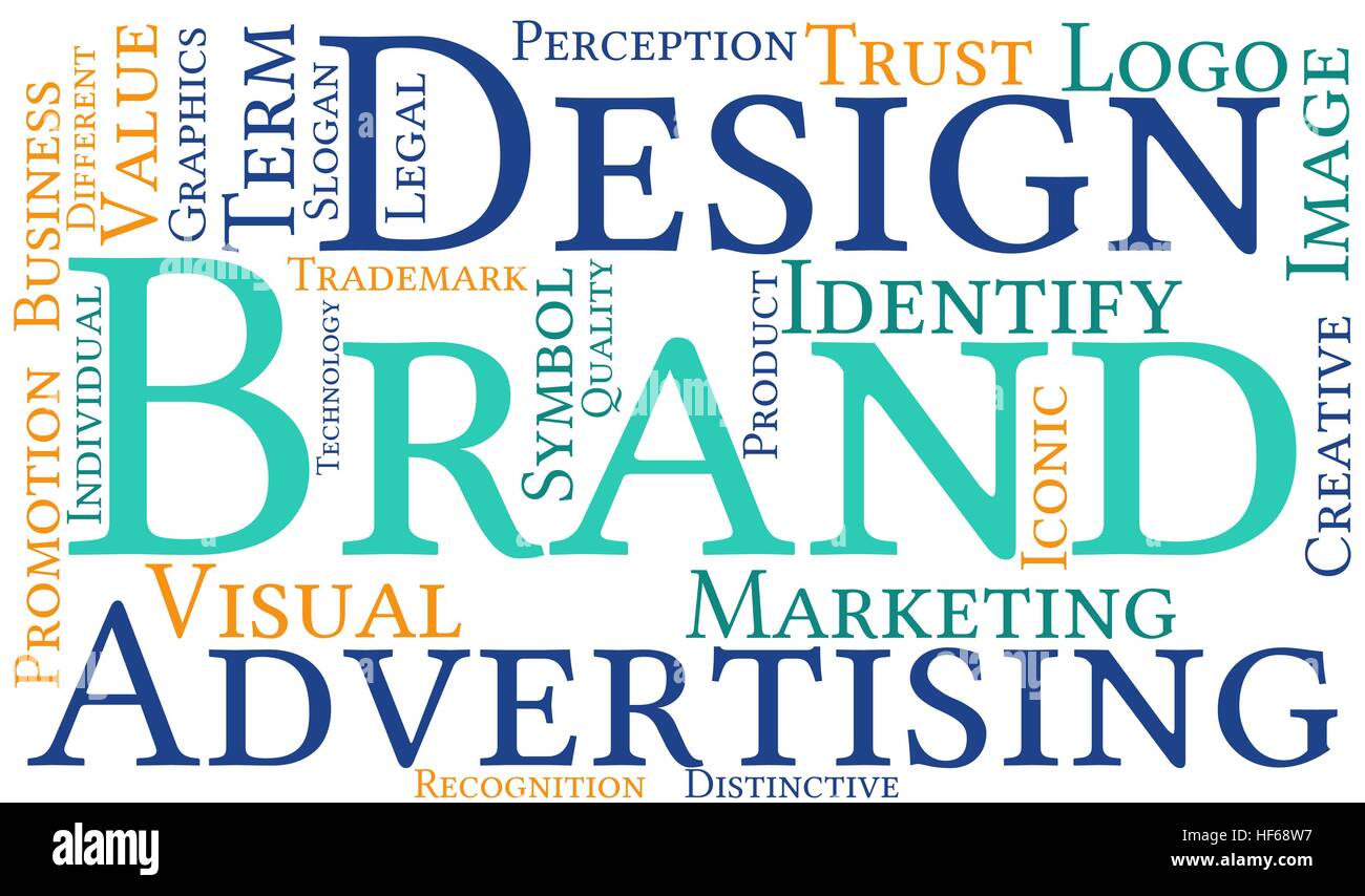 Brand word cloud on a white background Stock Vector Image & Art - Alamy