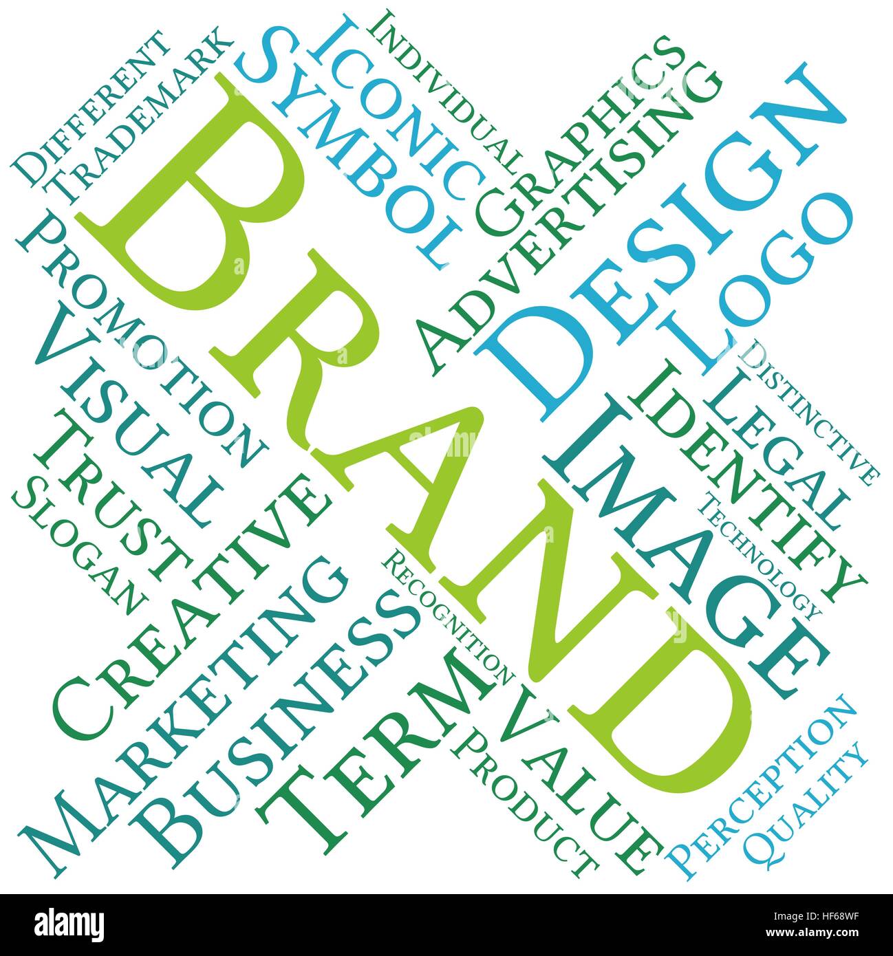 Brand word cloud on a white background Stock Vector Image & Art - Alamy