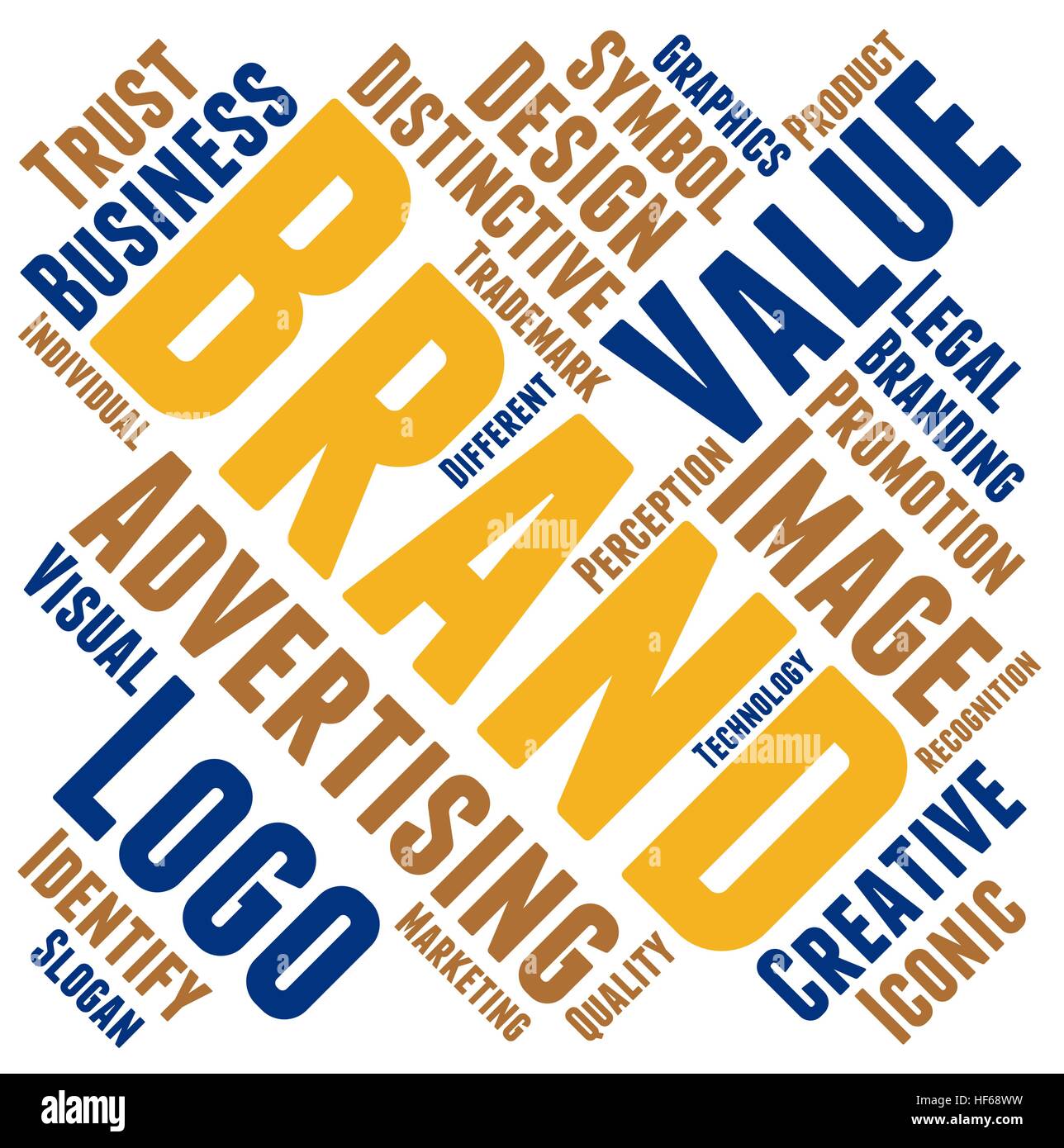 Brand word cloud on a white background Stock Vector Image & Art - Alamy