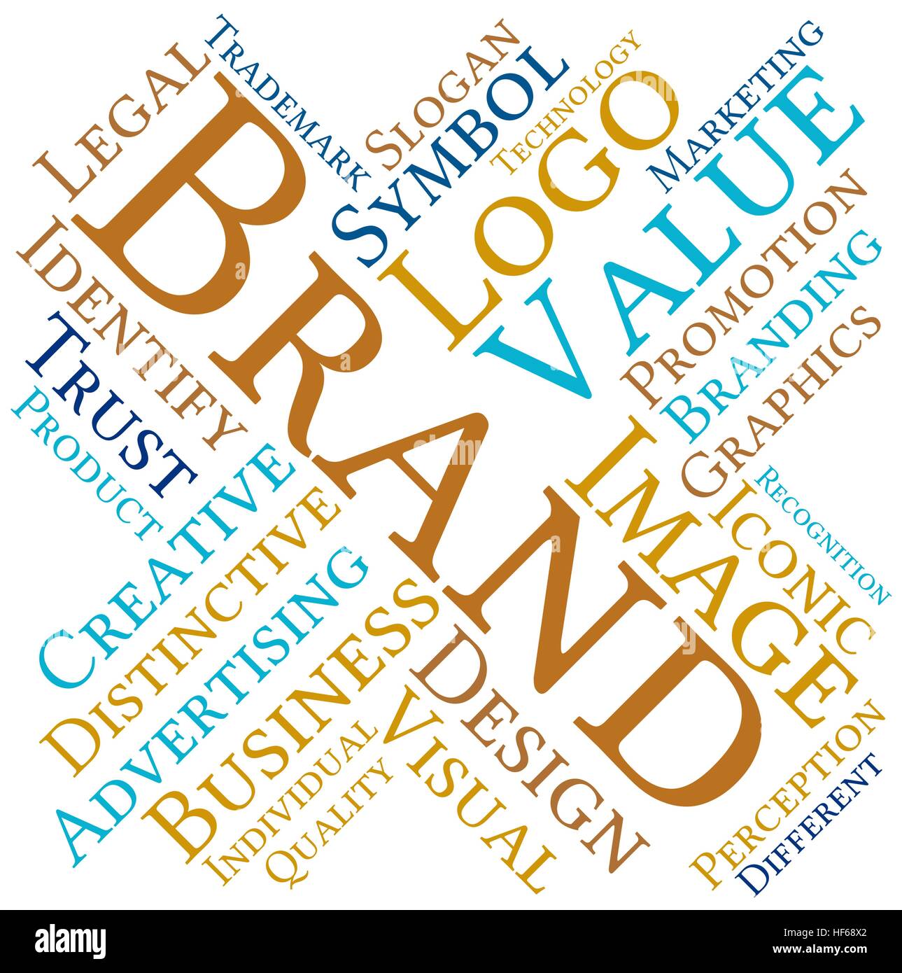 Brand word cloud on a white background Stock Vector Image & Art - Alamy