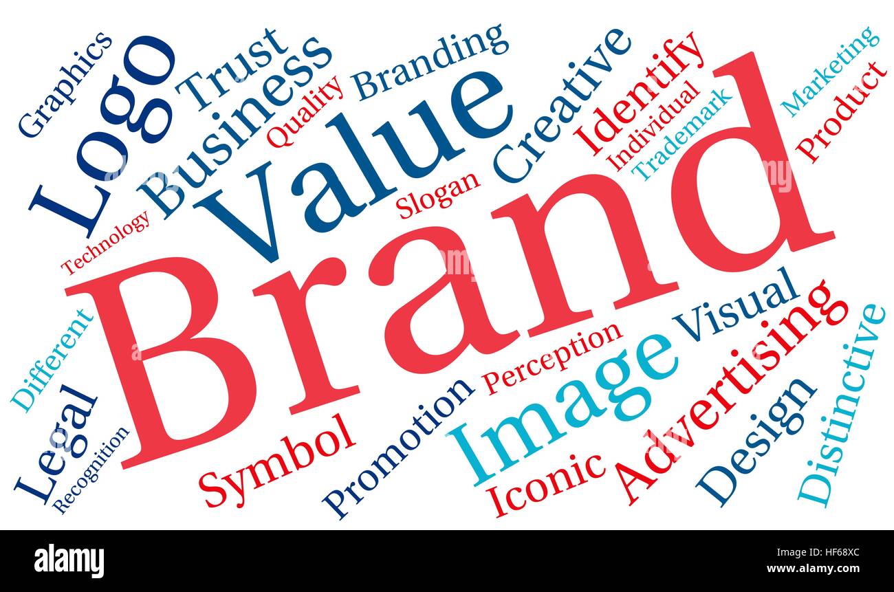 Brand word cloud on a white background Stock Vector Image & Art - Alamy