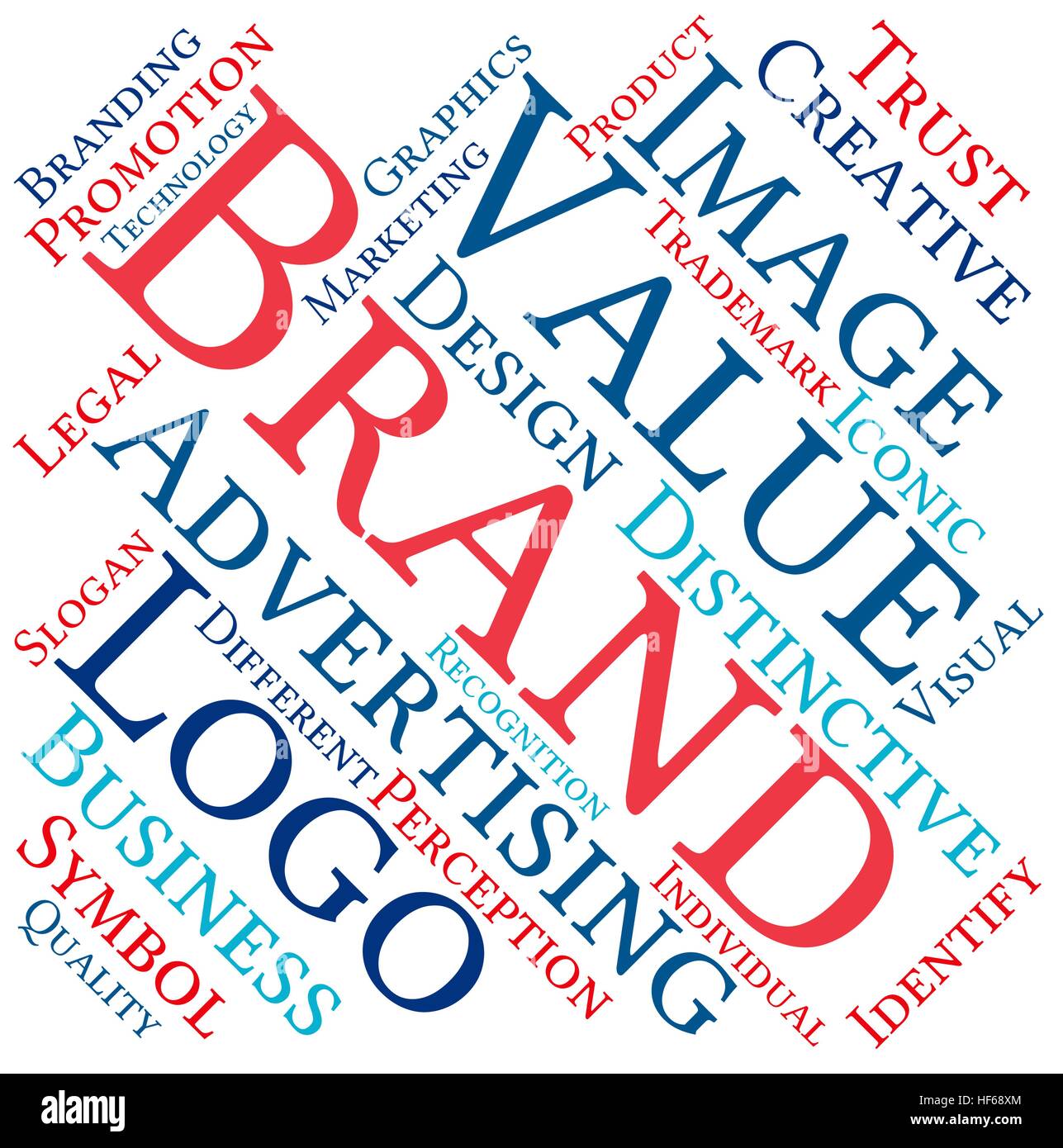 Brand word cloud on a white background Stock Vector Image & Art - Alamy