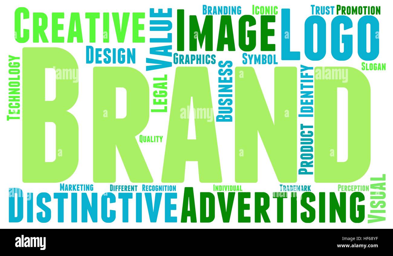 Brand word cloud on a white background Stock Vector Image & Art - Alamy