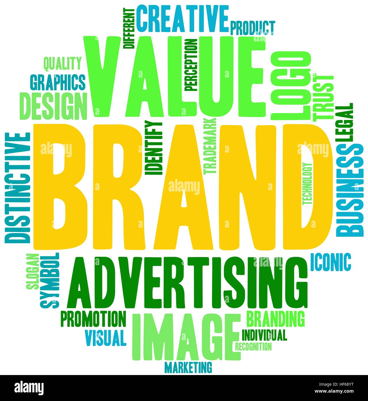 Brand word cloud on a white background Stock Vector Image & Art - Alamy
