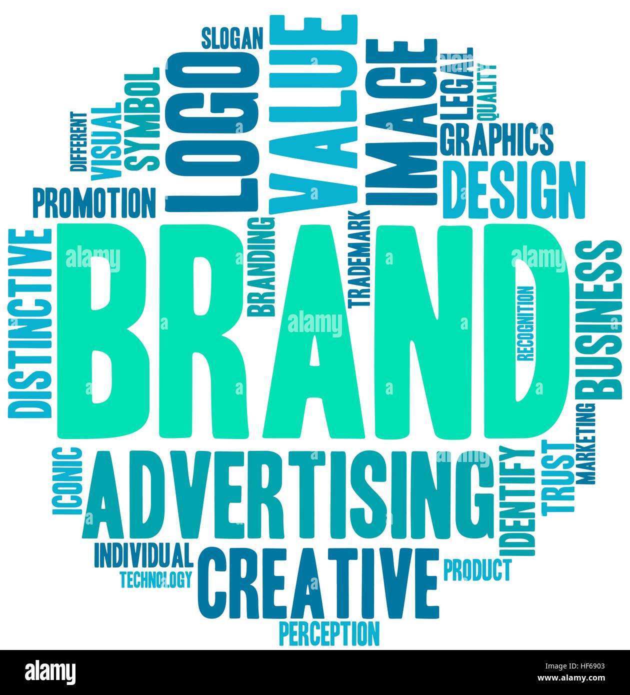 Brand word cloud on a white background Stock Vector Image & Art - Alamy