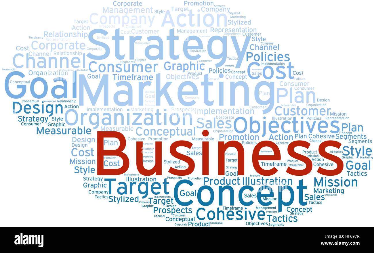 Business word cloud on a white background Stock Vector Image & Art - Alamy