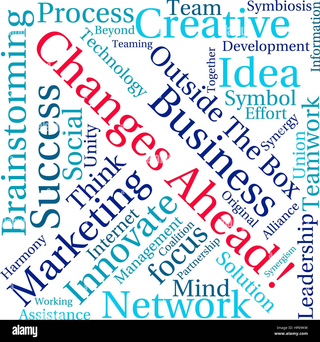 Changes Ahead word cloud on a white background Stock Vector Image & Art ...