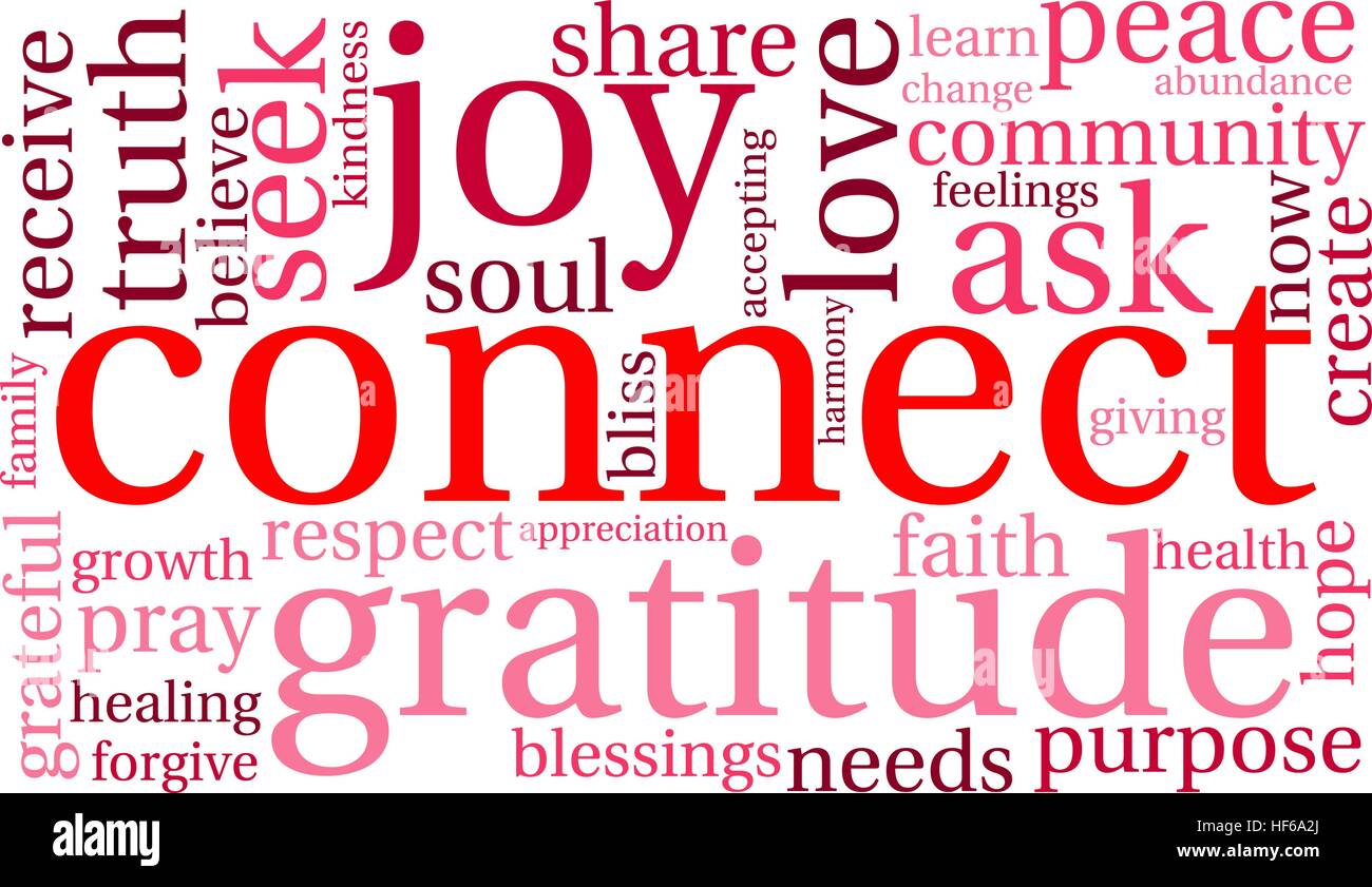 Connect word cloud on a white background Stock Vector Image & Art - Alamy