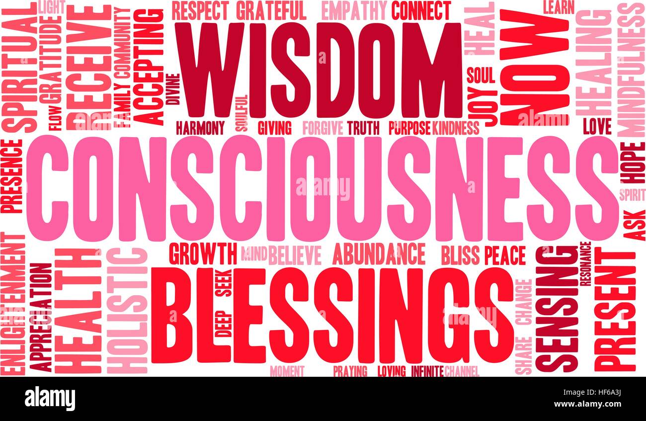Consciousness word cloud on a white background Stock Vector Image & Art ...