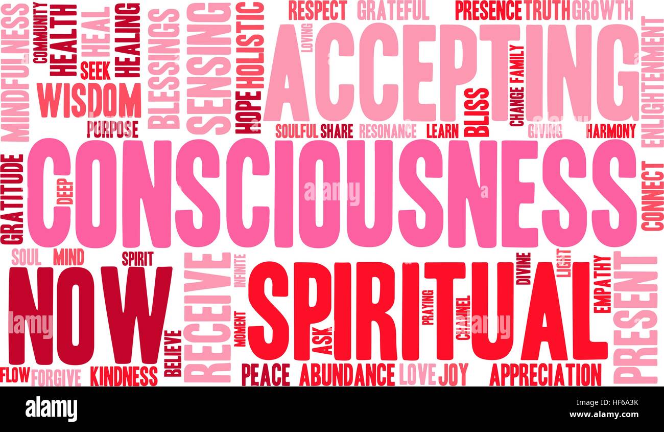 Consciousness word cloud on a white background Stock Vector Image & Art ...