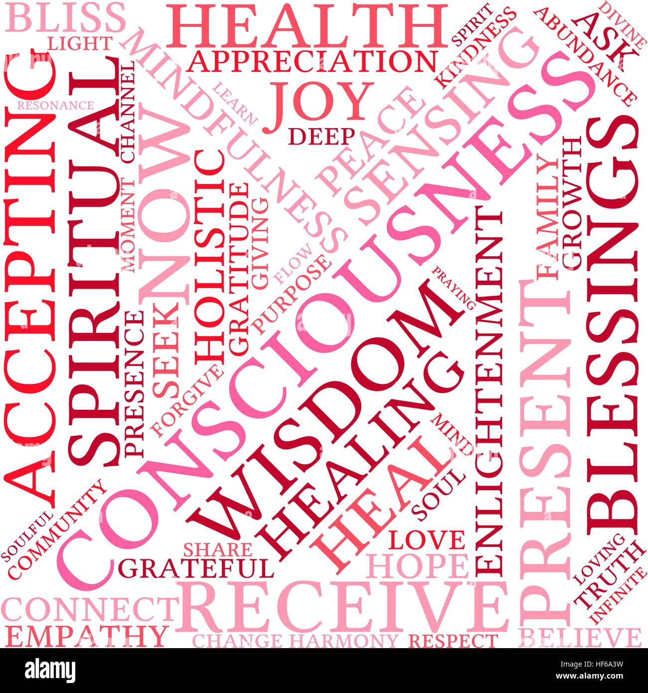 Consciousness word cloud on a white background Stock Vector Image & Art ...