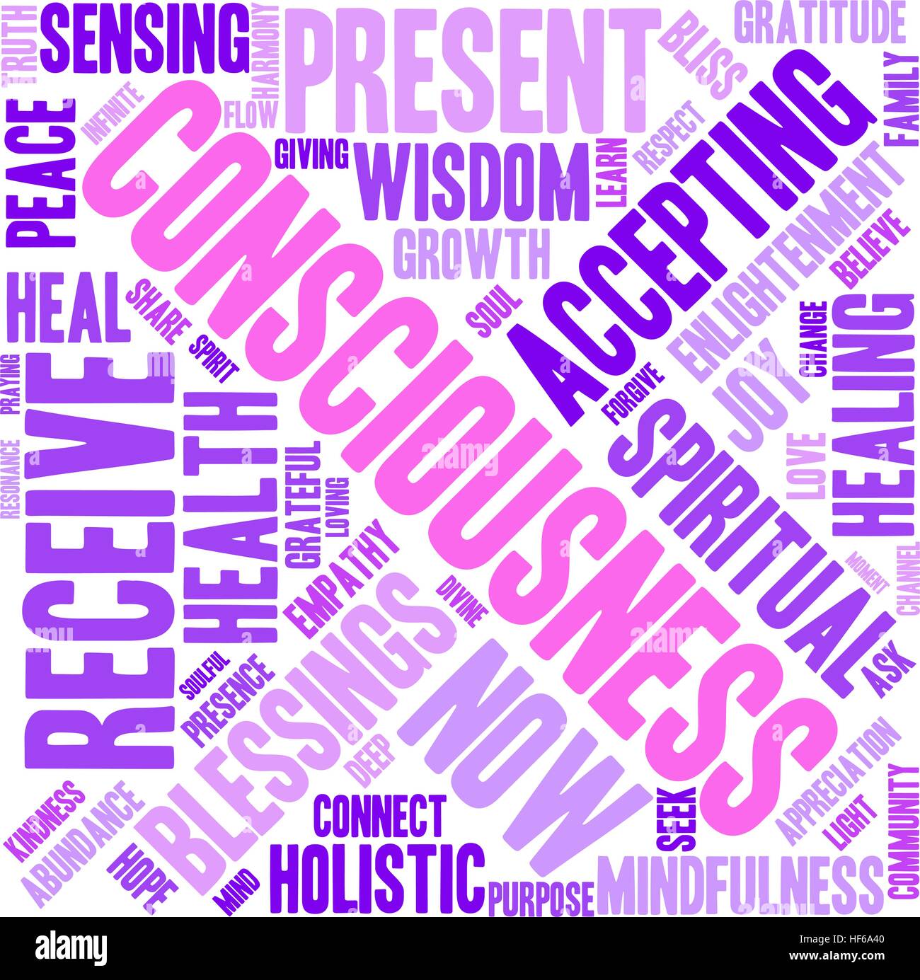 Consciousness word cloud on a white background Stock Vector Image & Art ...