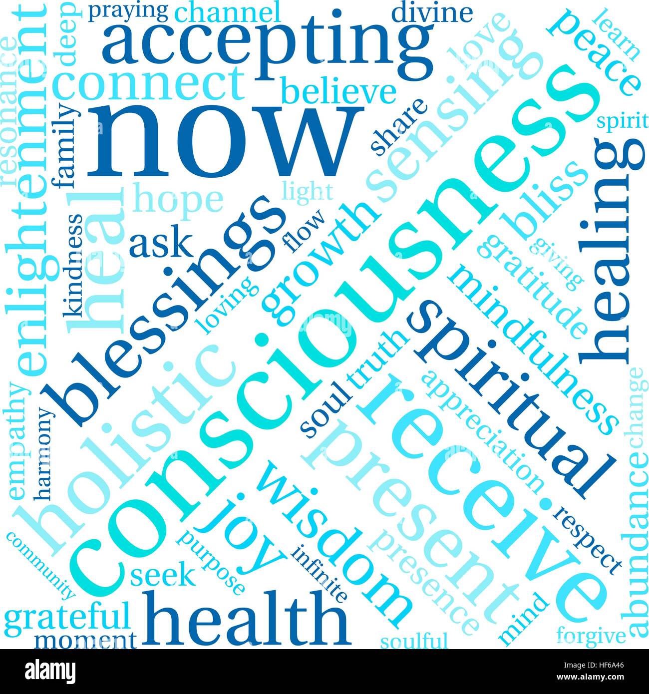 Consciousness word cloud on a white background Stock Vector Image & Art ...