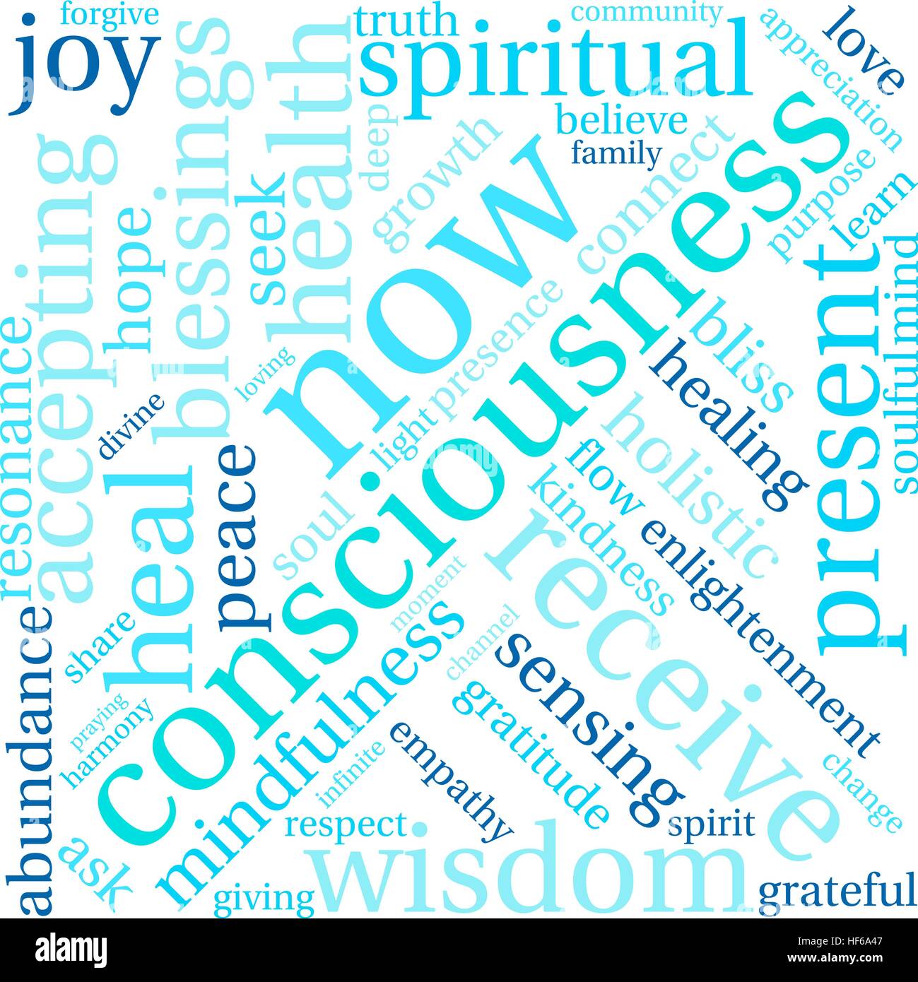Consciousness word cloud on a white background Stock Vector Image & Art ...