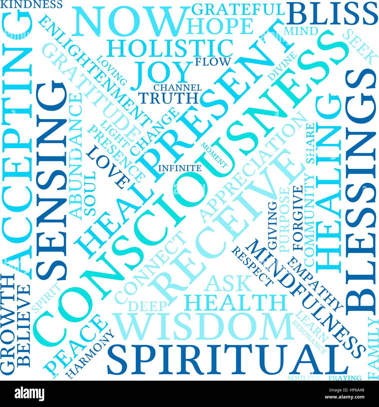 Consciousness word cloud on a white background Stock Vector Image & Art ...