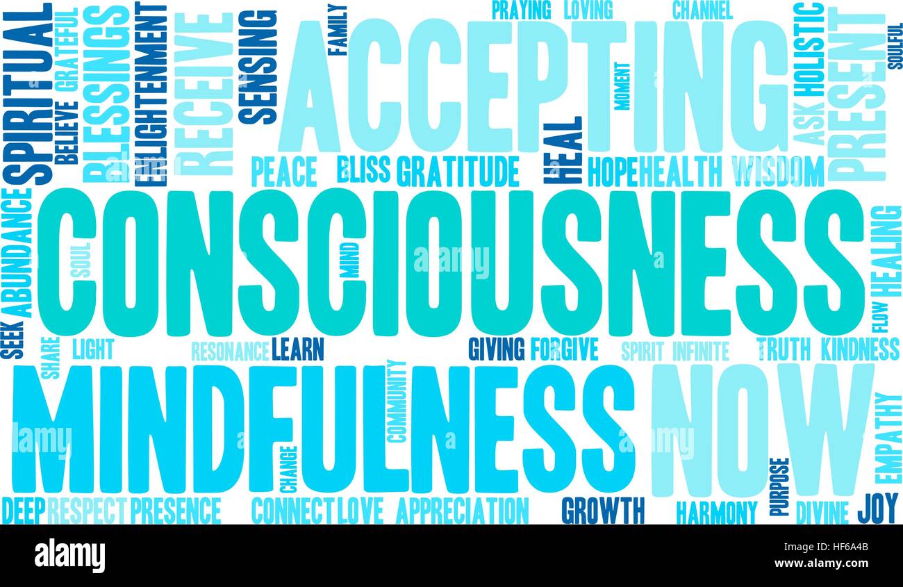 Consciousness word cloud on a white background Stock Vector Image & Art ...