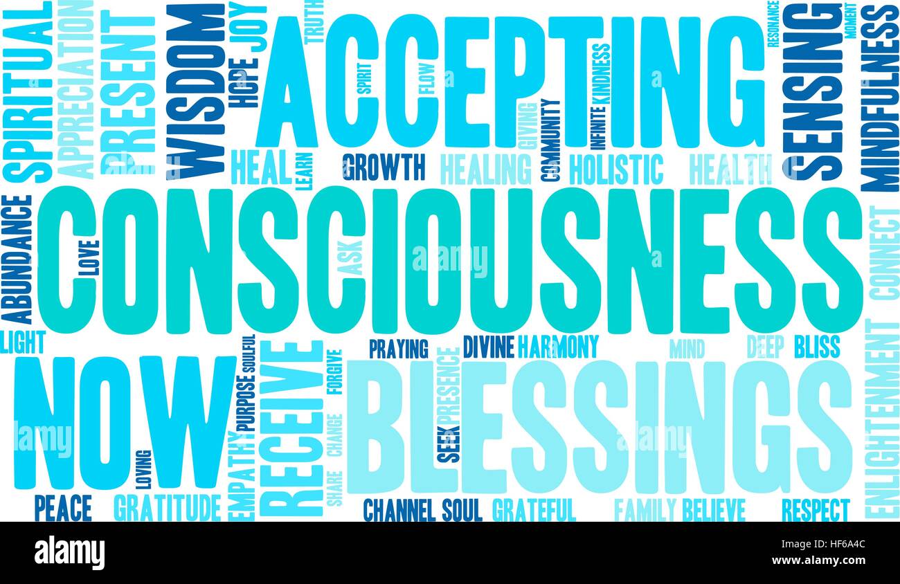 Consciousness word cloud on a white background Stock Vector Image & Art ...