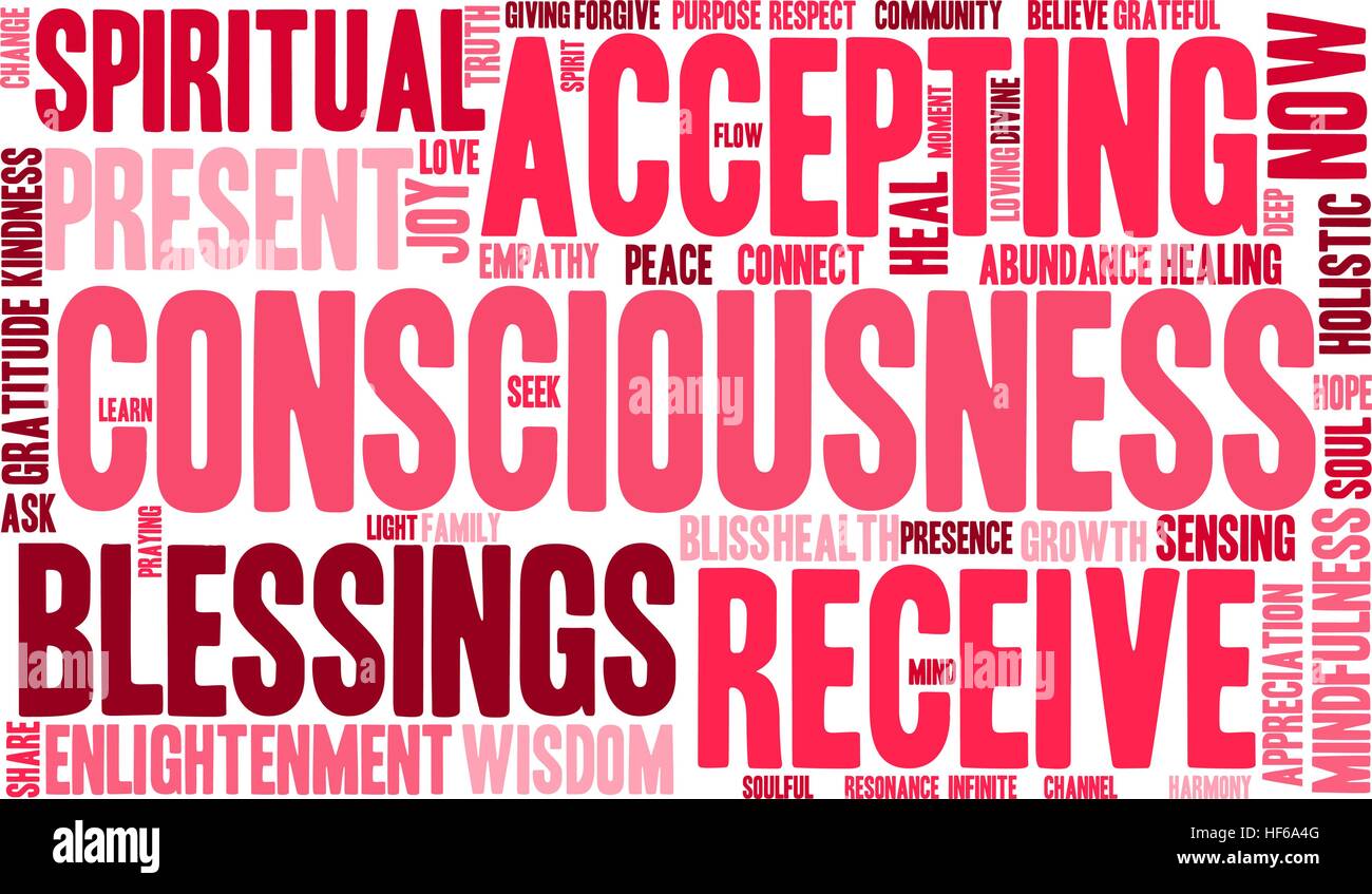 Consciousness word cloud on a white background Stock Vector Image & Art ...