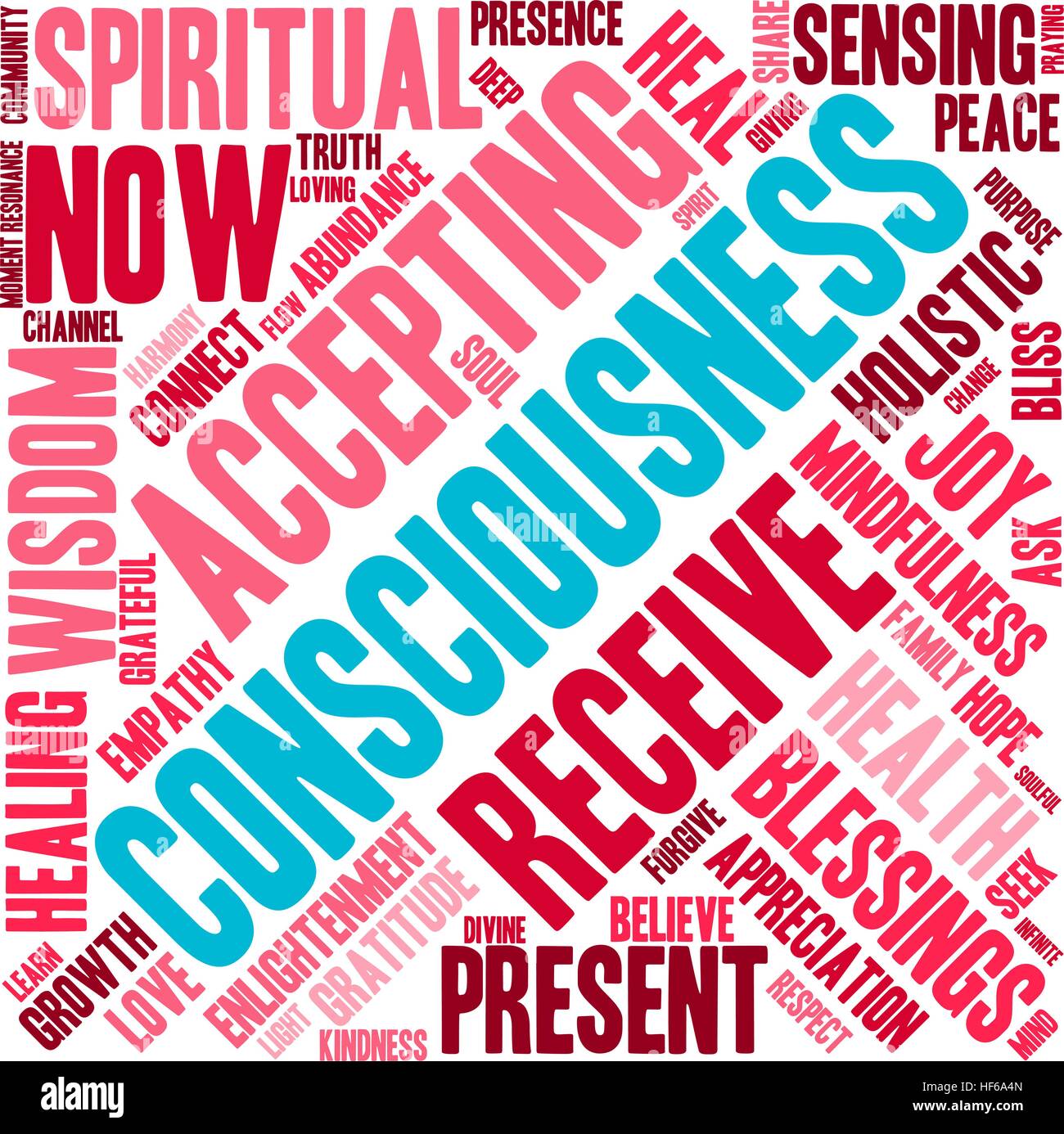 Consciousness word cloud on a white background Stock Vector Image & Art ...