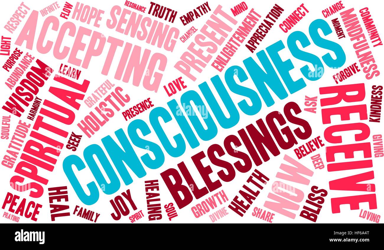 Consciousness word cloud on a white background Stock Vector Image & Art ...