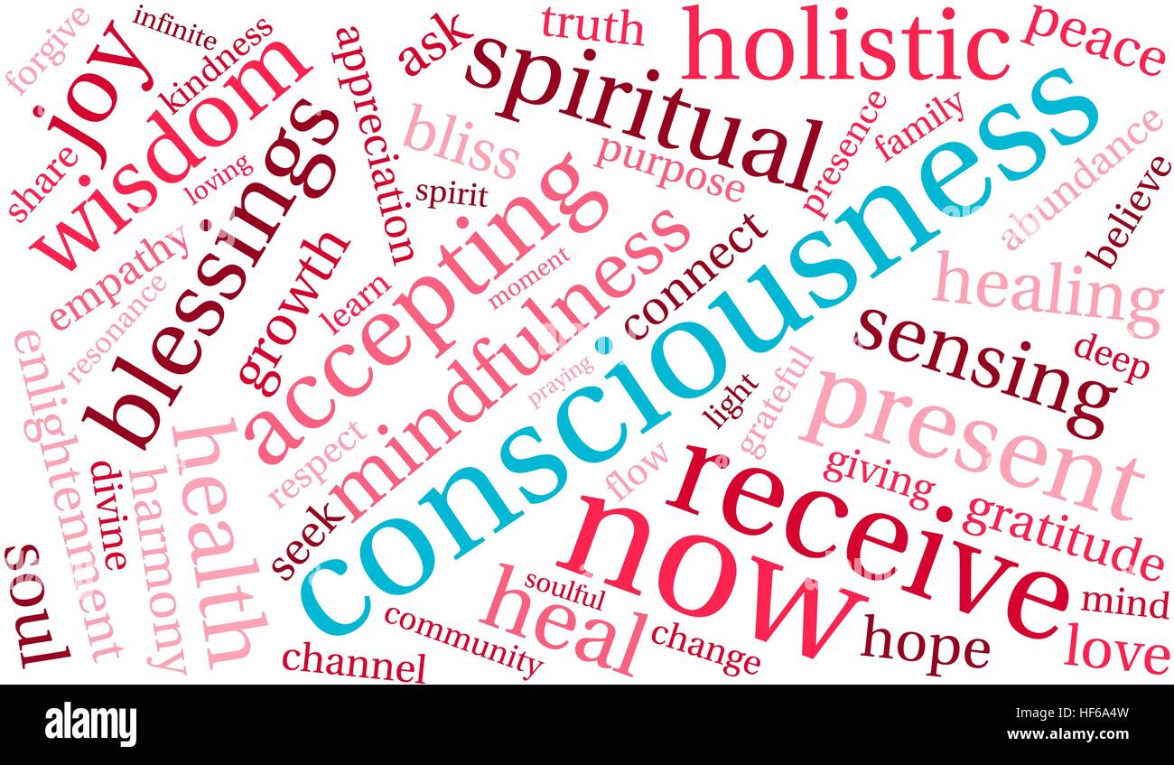 Consciousness word cloud on a white background Stock Vector Image & Art ...