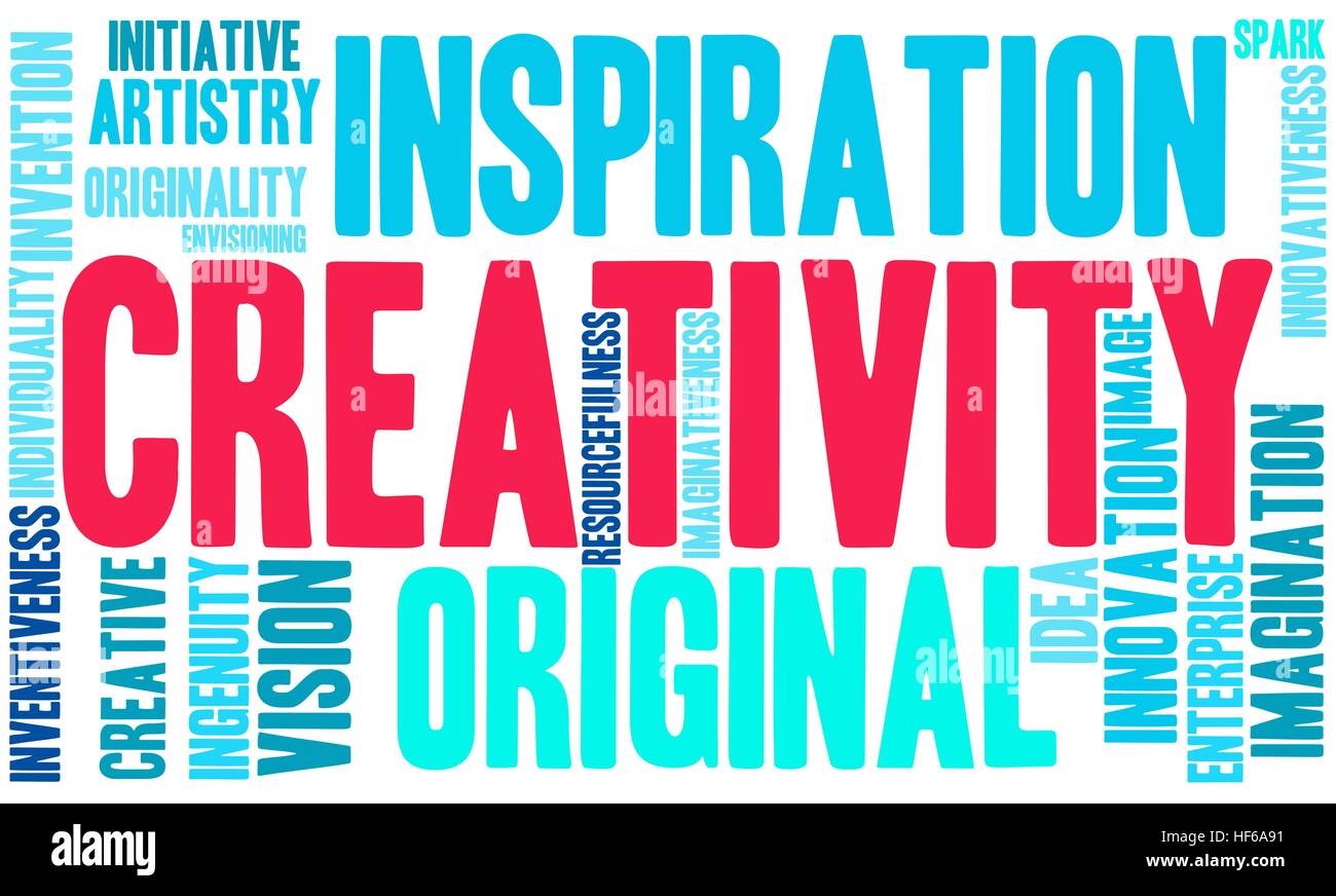 Creativity word cloud on a white background Stock Vector Image & Art ...