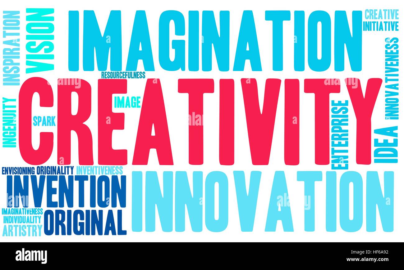 Creativity word cloud on a white background Stock Vector Image & Art ...