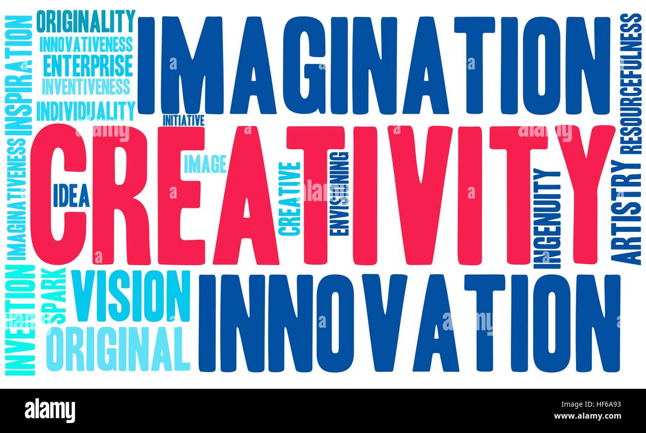 Creativity word cloud on a white background Stock Vector Image & Art ...