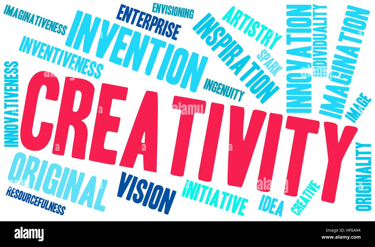 Creativity word cloud on a white background Stock Vector Image & Art ...