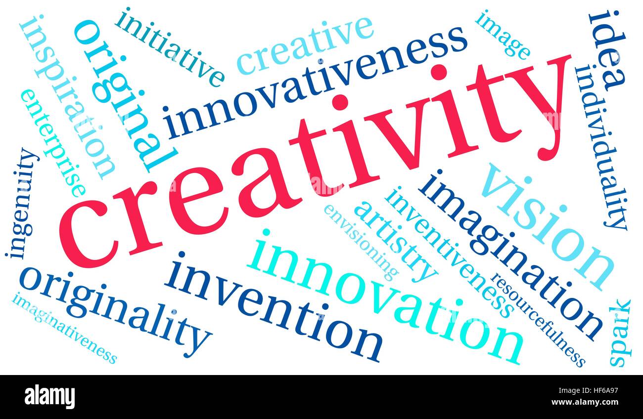 Creativity word cloud on a white background Stock Vector Image & Art ...