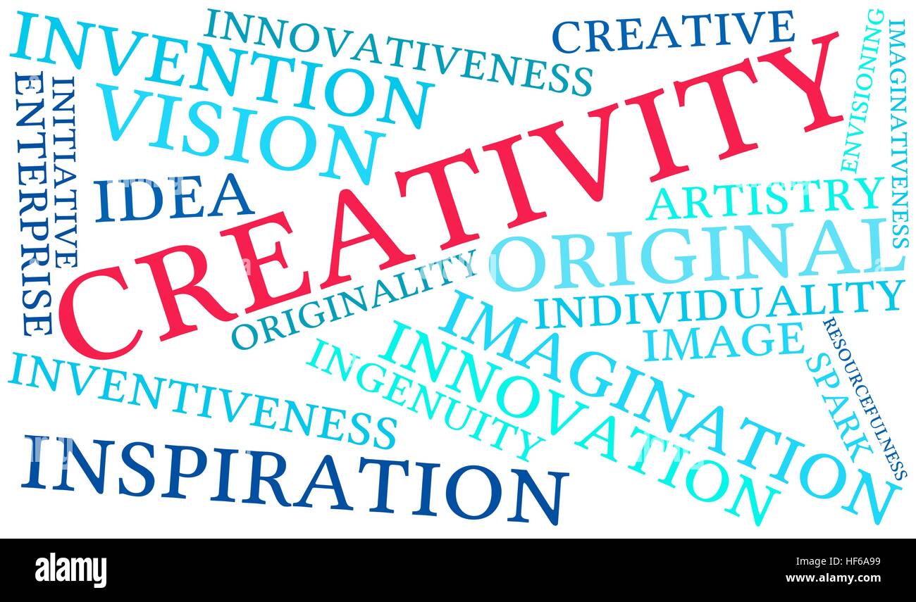 Creativity word cloud on a white background Stock Vector Image & Art ...