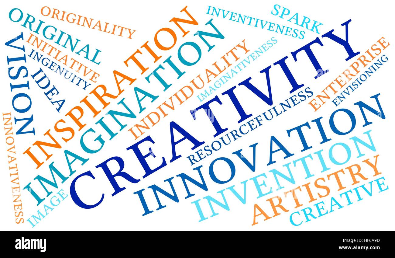 Creativity word cloud on a white background Stock Vector Image & Art ...