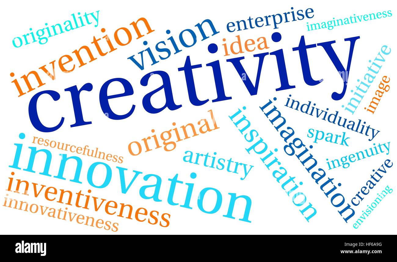 Creativity word cloud on a white background Stock Vector Image & Art ...