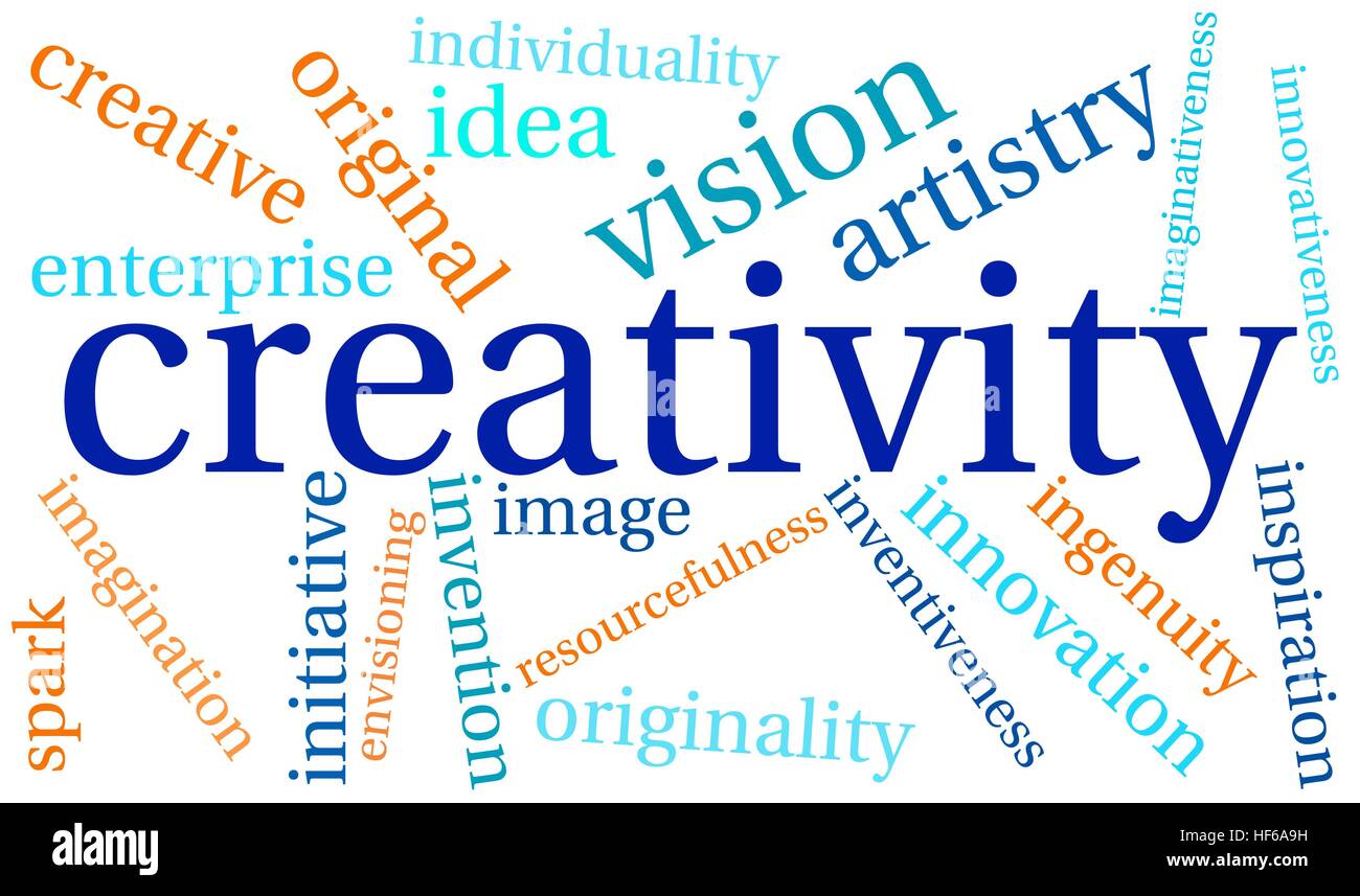 Creativity word cloud on a white background Stock Vector Image & Art ...