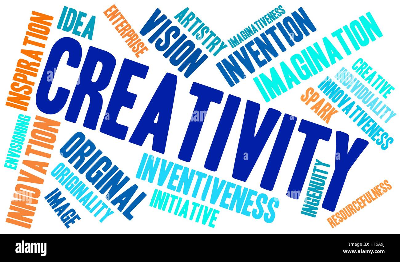 Creativity word cloud on a white background Stock Vector Image & Art ...