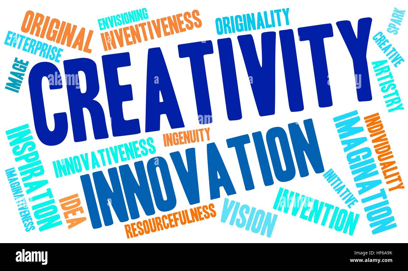 Creativity word cloud on a white background Stock Vector Image & Art ...