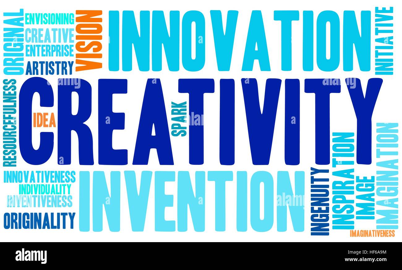 Creativity word cloud on a white background Stock Vector Image & Art ...