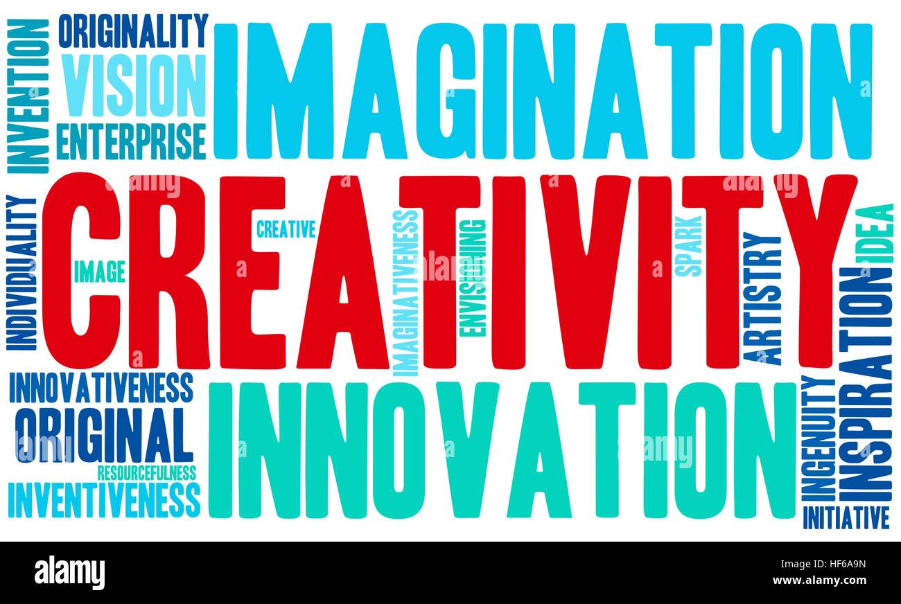 Creativity word cloud on a white background Stock Vector Image & Art ...