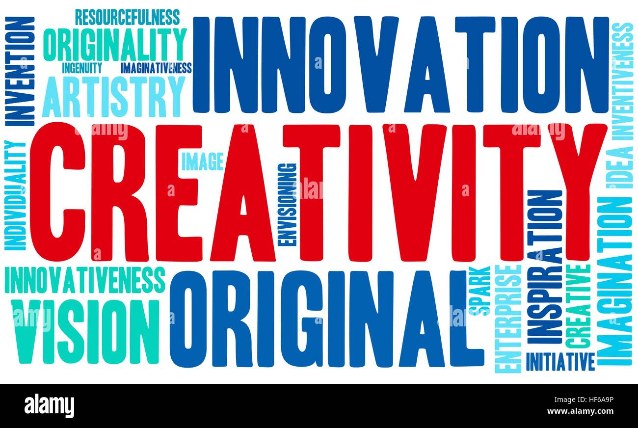 Creativity word cloud on a white background Stock Vector Image & Art ...