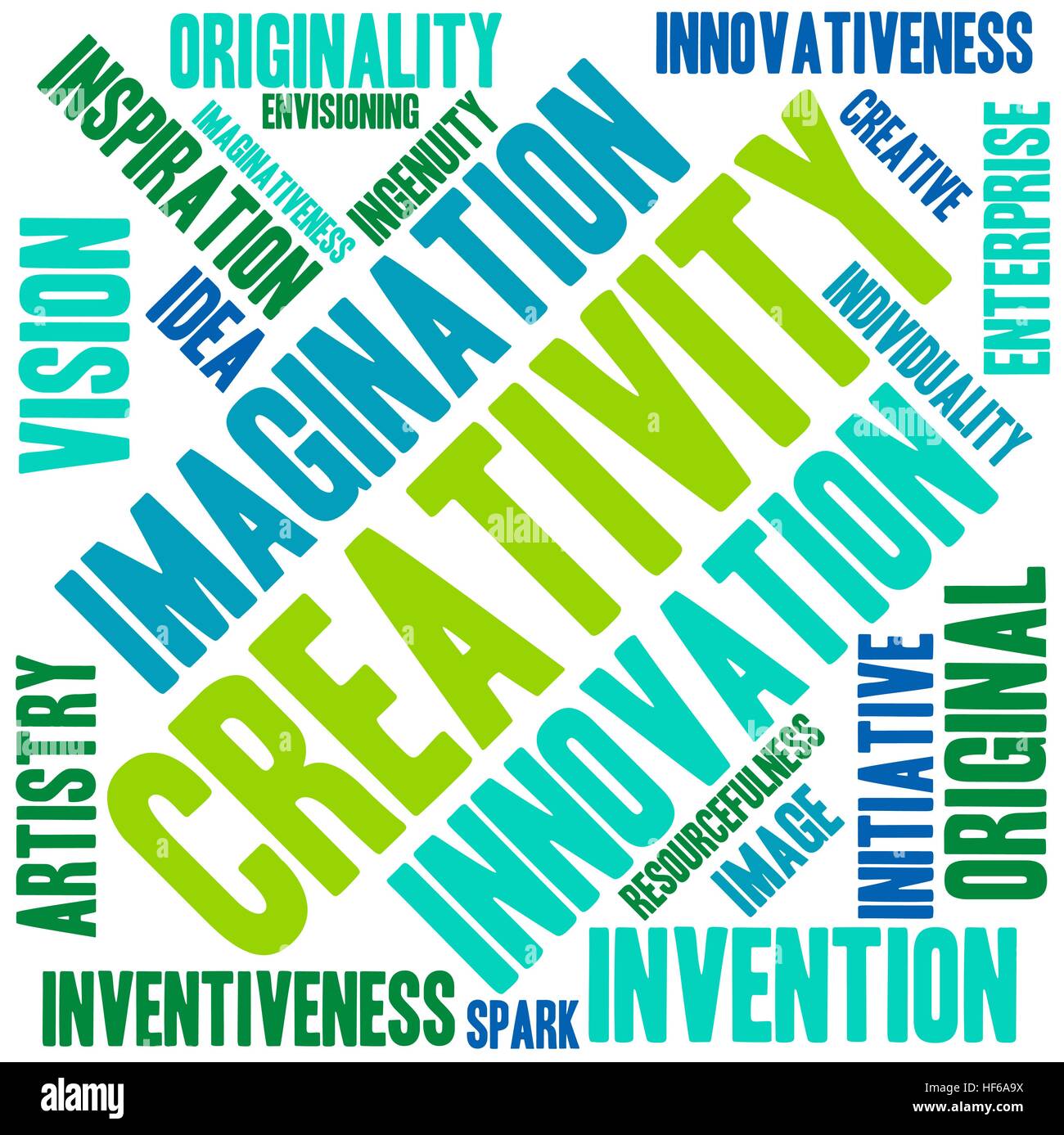 Creativity word cloud on a white background Stock Vector Image & Art ...