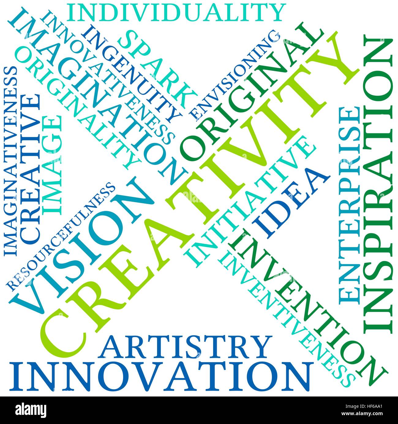 Creativity word cloud on a white background Stock Vector Image & Art ...