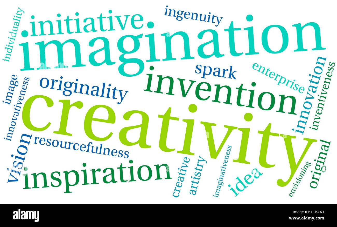 Creativity word cloud on a white background Stock Vector Image & Art ...
