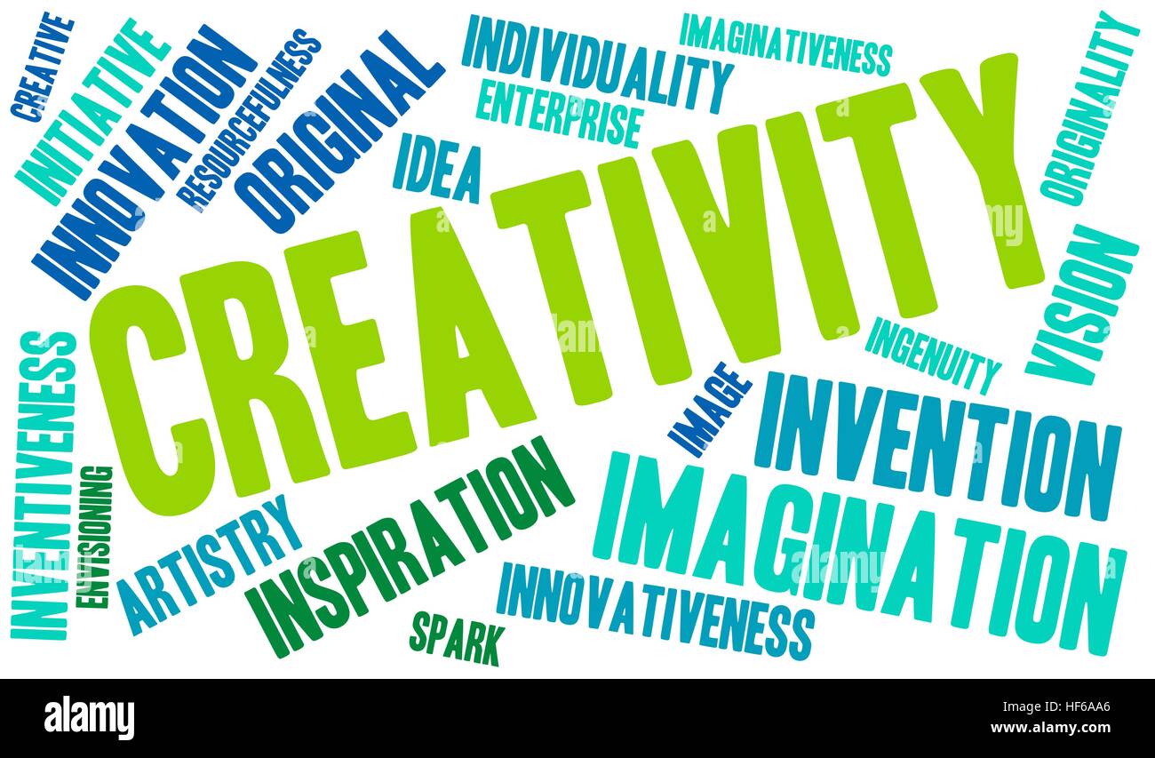 Creativity word cloud on a white background Stock Vector Image & Art ...